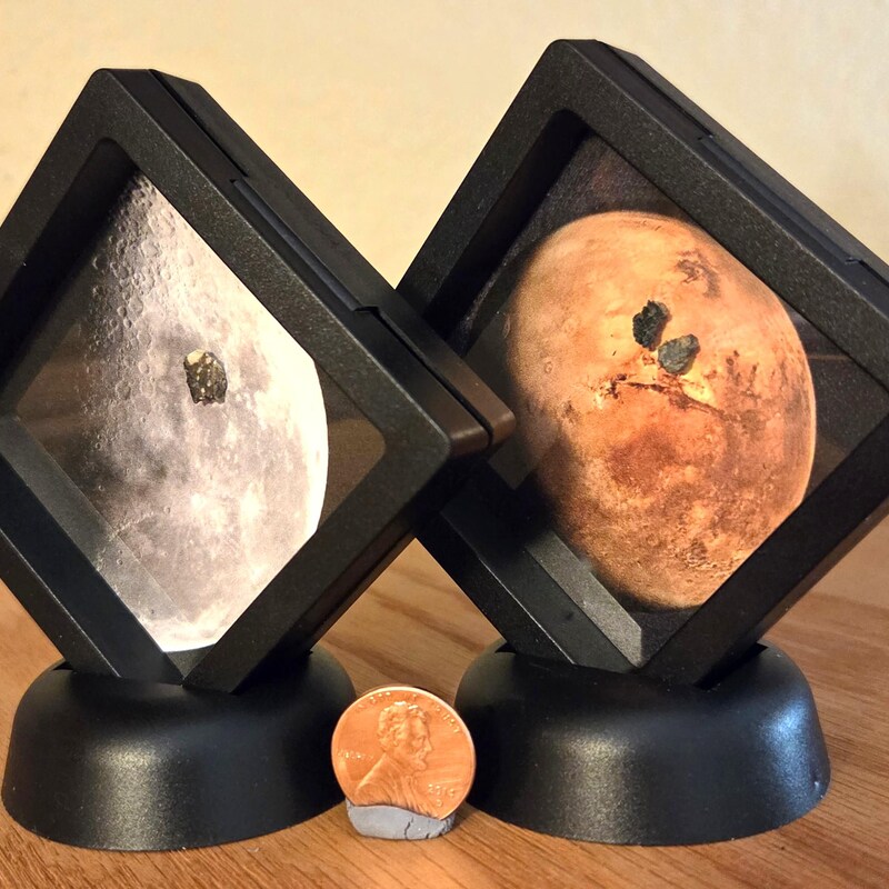 Lunar Meteorite Display - Etsy