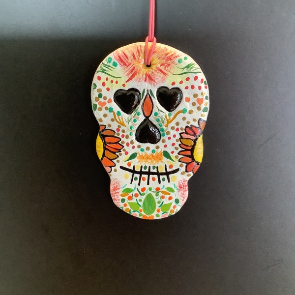 Sugar Skull Ornament - Etsy