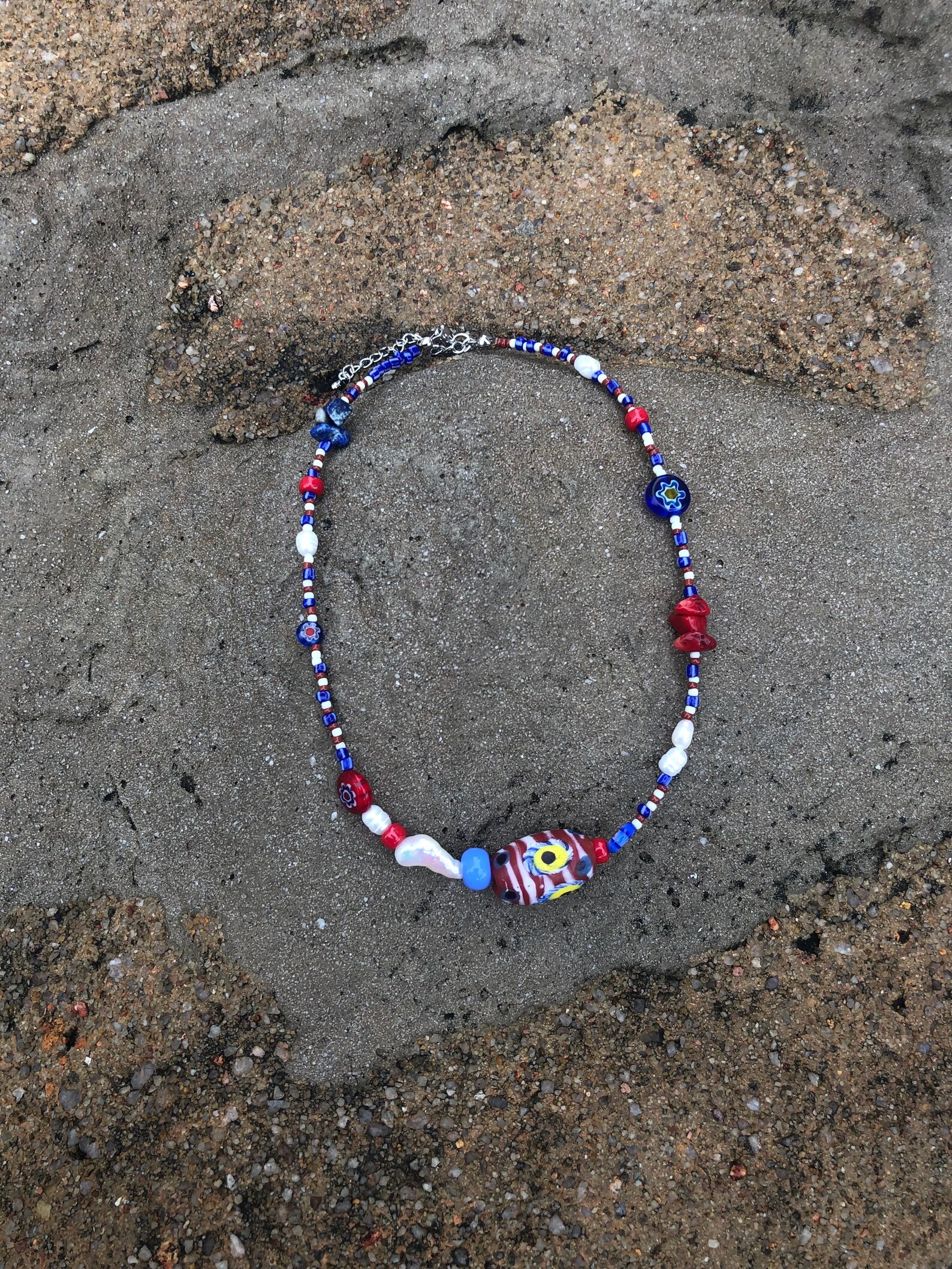 Hula Choker / Necklace Assorted Beads in Primary Colors - Etsy