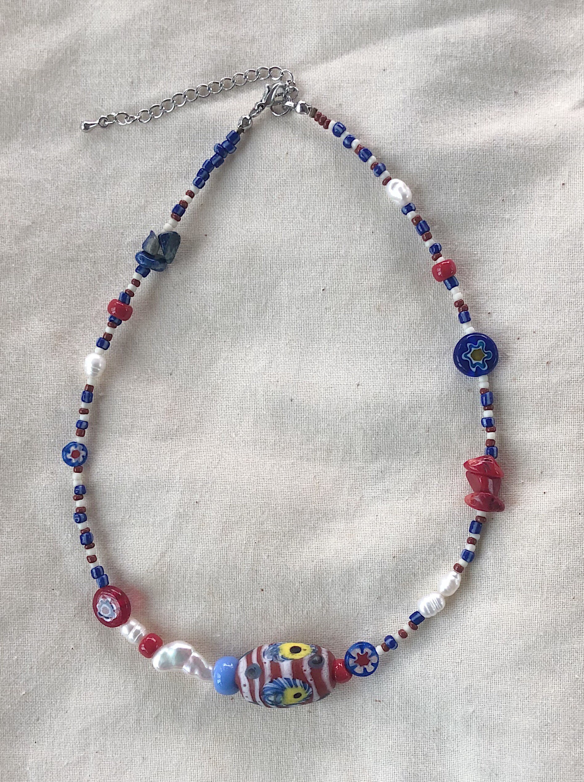 Hula Choker / Necklace Assorted Beads in Primary Colors - Etsy