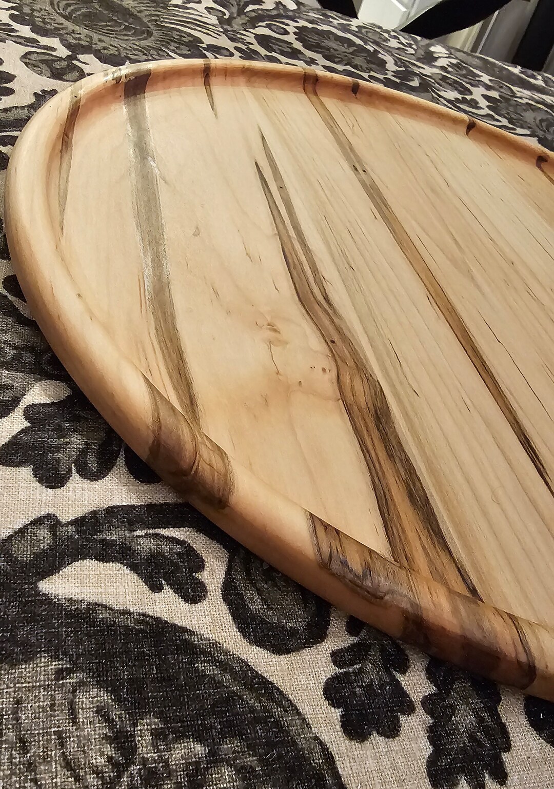 Round Ambrosia Maple Tray - Etsy