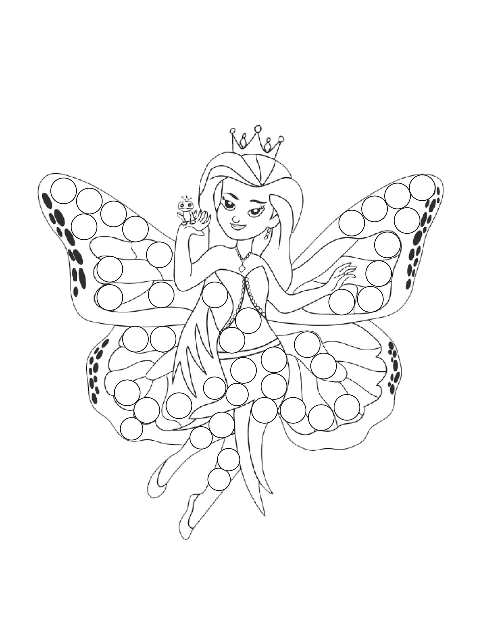22 Fairy Dot Coloring Pages - Etsy España