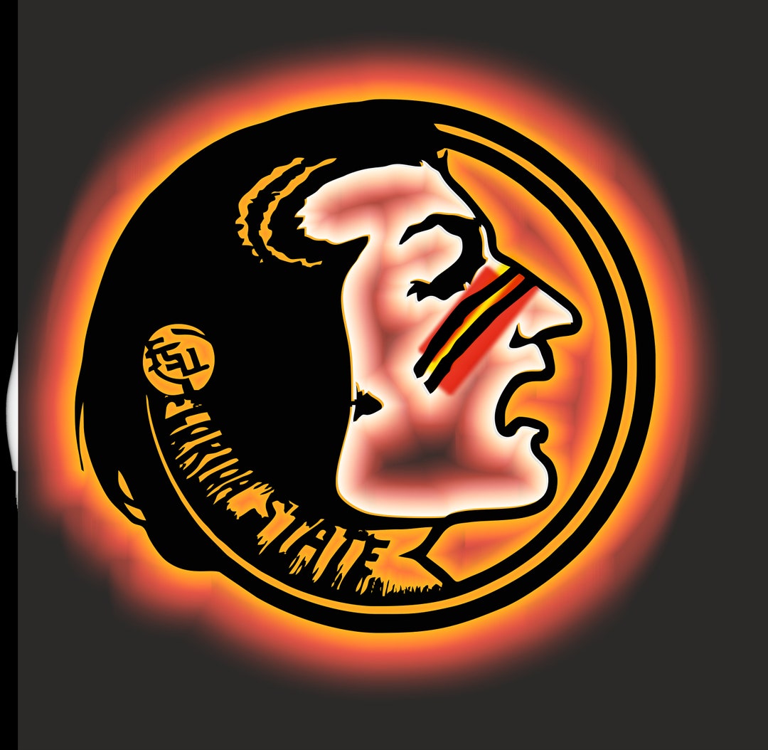 Florida State Seminoles Metal Wall Decor Football Metal Wall Art Led ...
