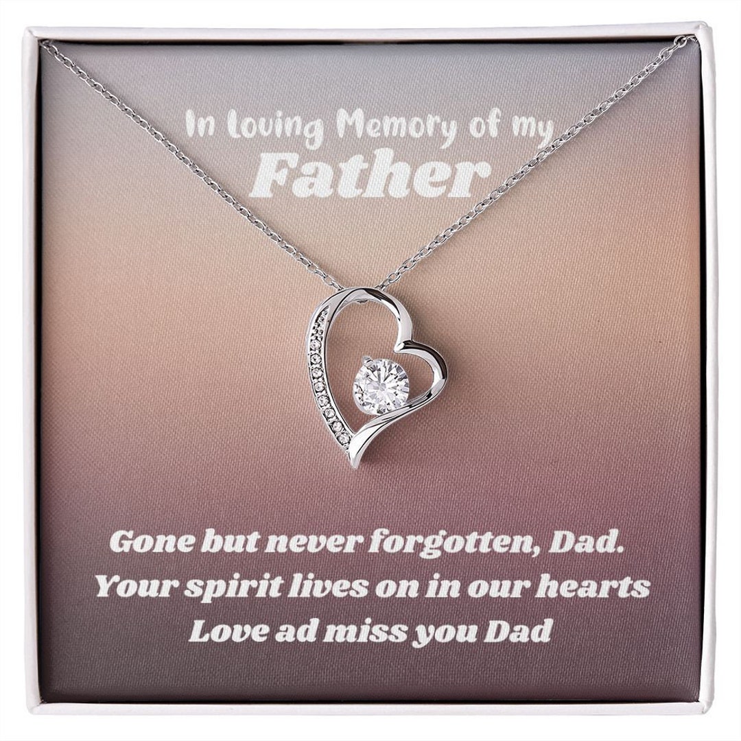 In Loving Memory of My Father Forever Will Be in My Heart - Etsy