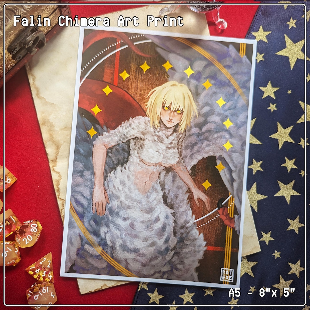 Delicious in Dungeon Falin Chimera Poster Art Print A5 (dunmeshi) - Etsy
