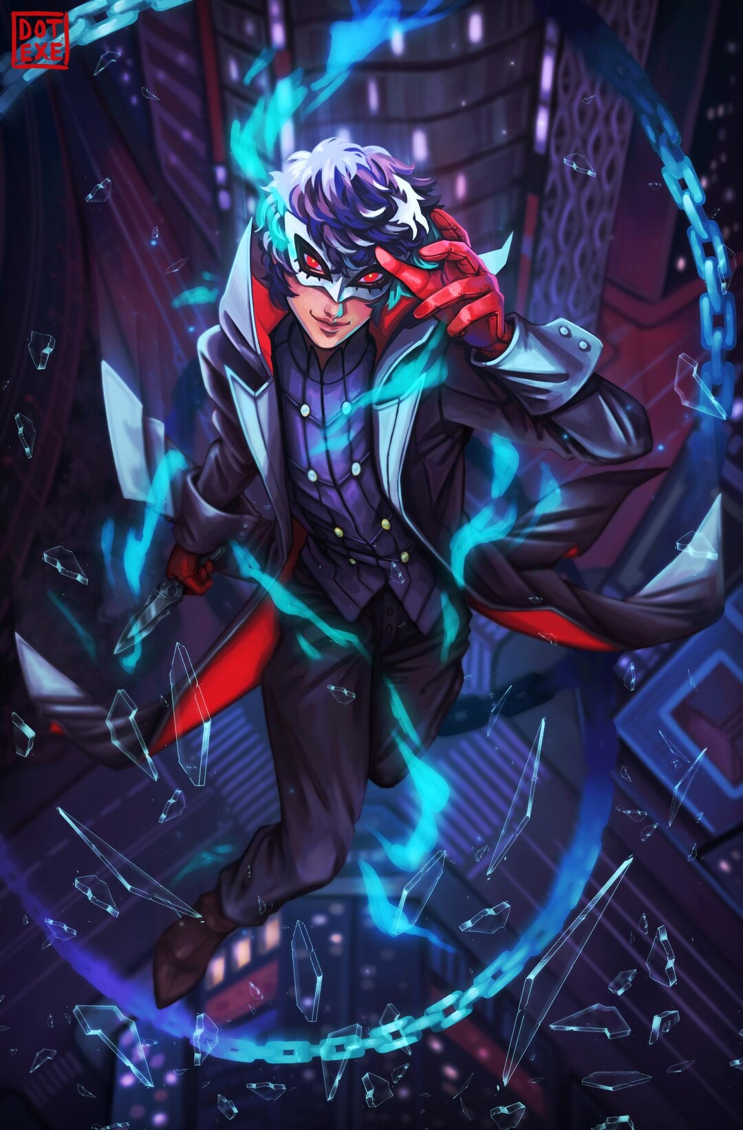 Persona 5 Joker Protagonist Poster Art Print A4 & A5 - Etsy