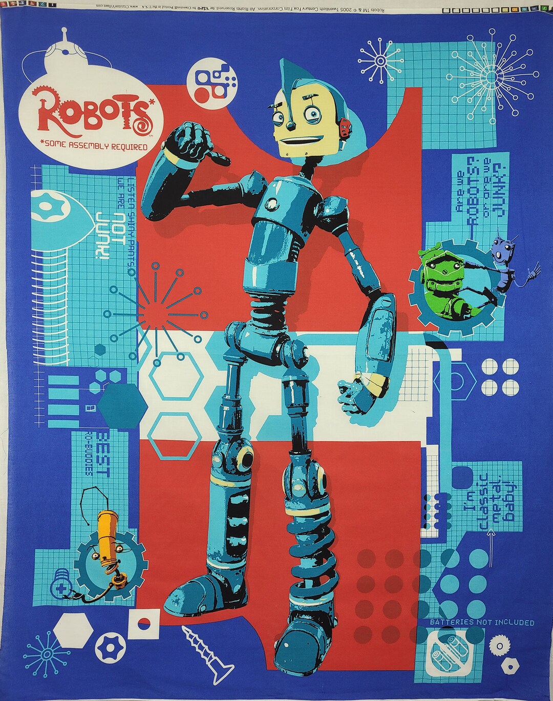 Robots Licensed Panel - Etsy