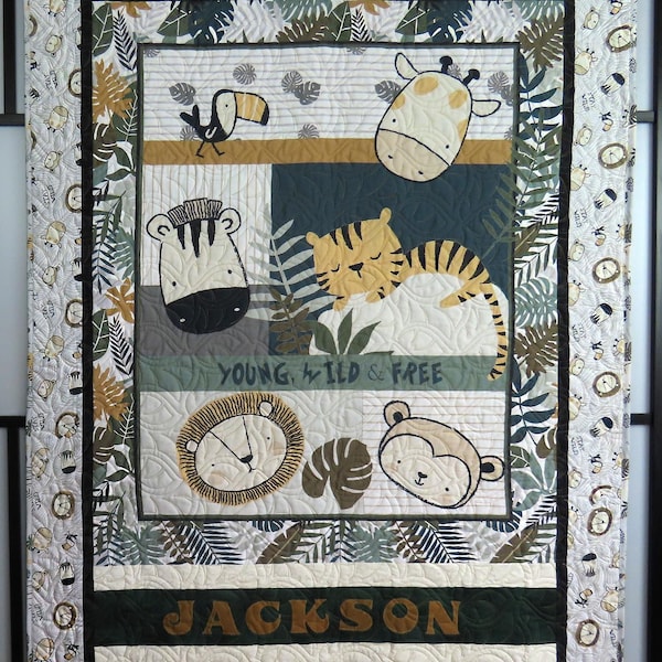 Safari Baby Quilt Pattern - Etsy