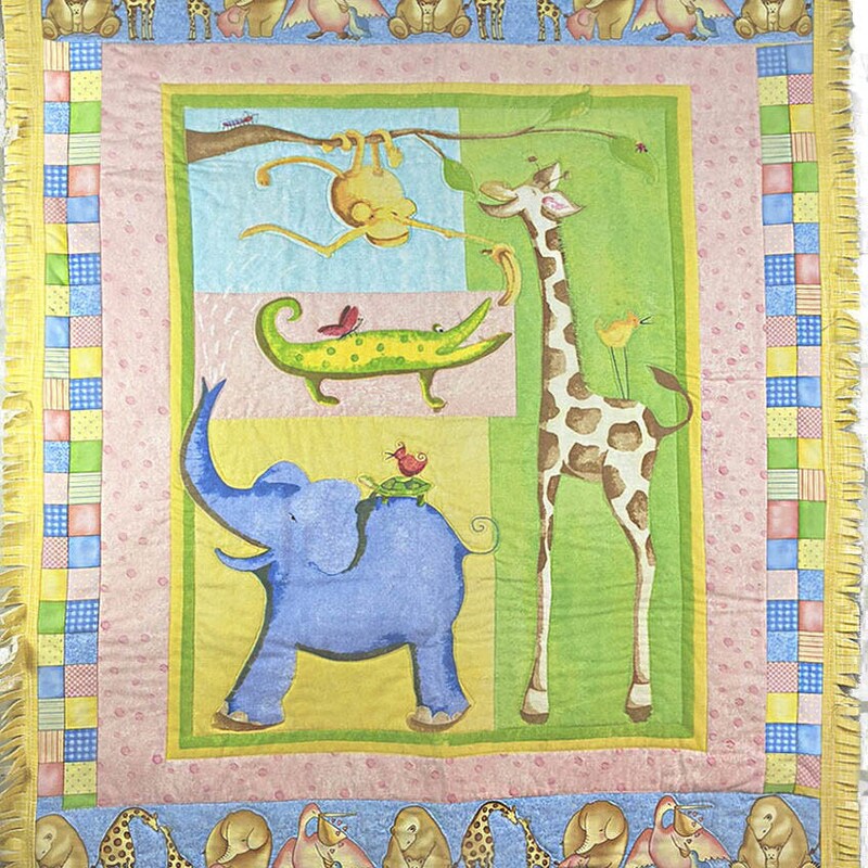 Jungle Animals Quilt - Etsy