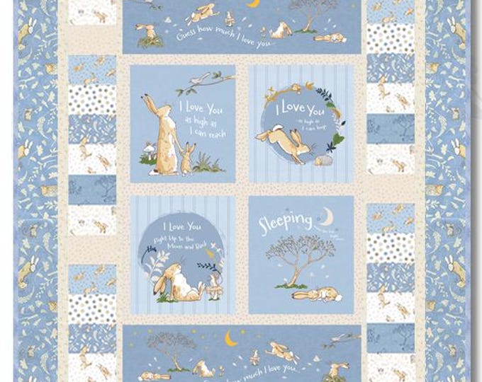 Bunny Love Baby Quilt Kit - Etsy