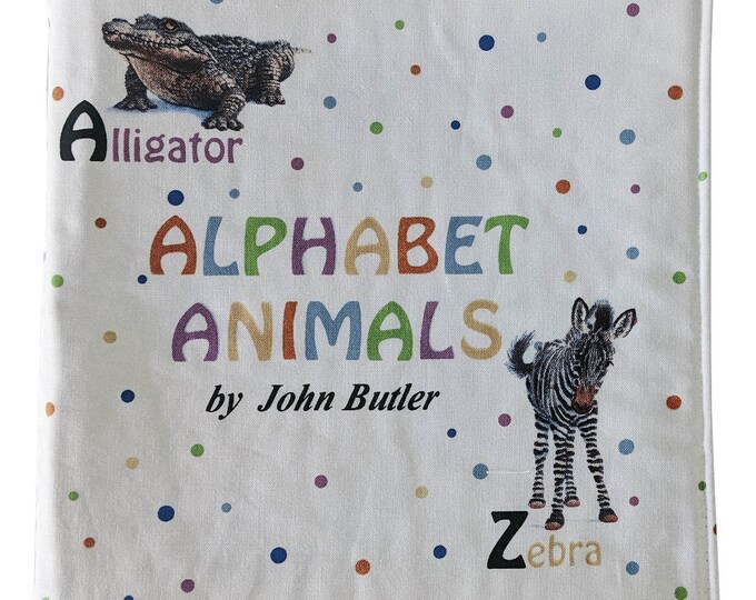 A to Z Alphabet Animals Soft Book Panel - Etsy