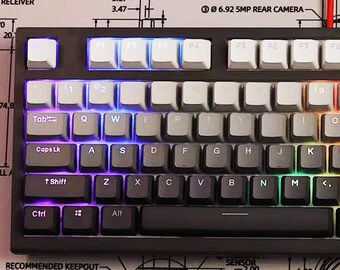 Keycaps black clover set | Etsy