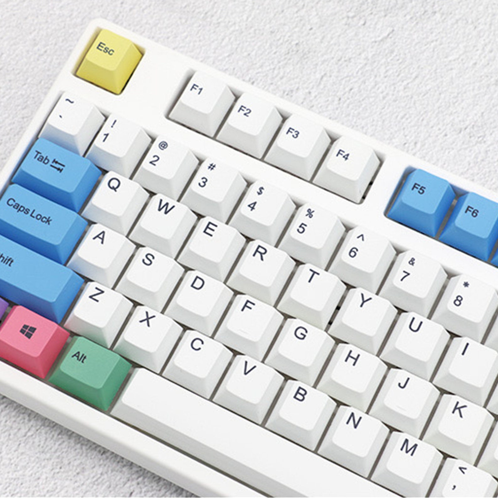 Chalk Keycaps Set Cherry Keycaps Set 119 Blackout Keycaps | Etsy