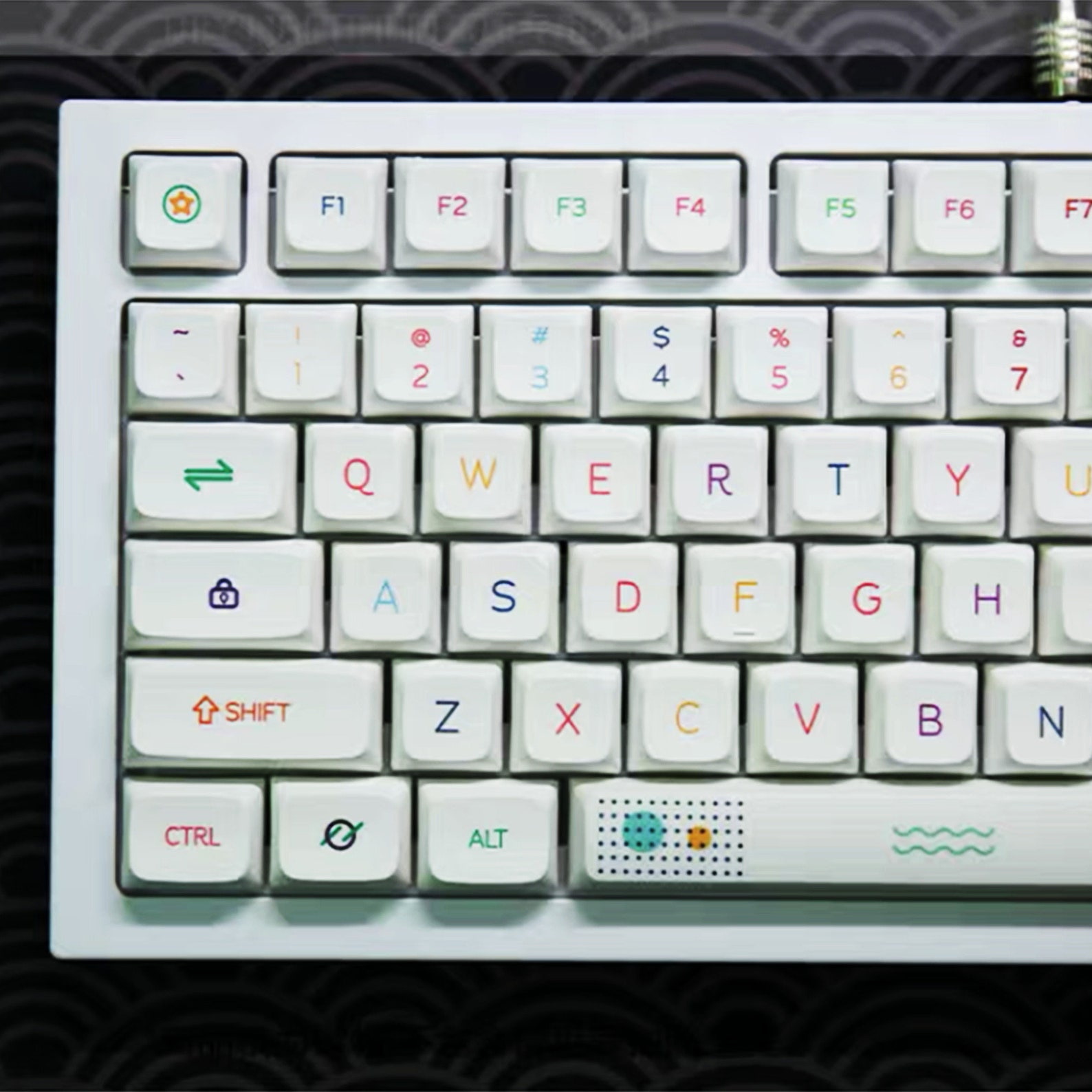 White Keycaps Set Xda Keycaps Set 127 Blackout Key Handmade | Etsy