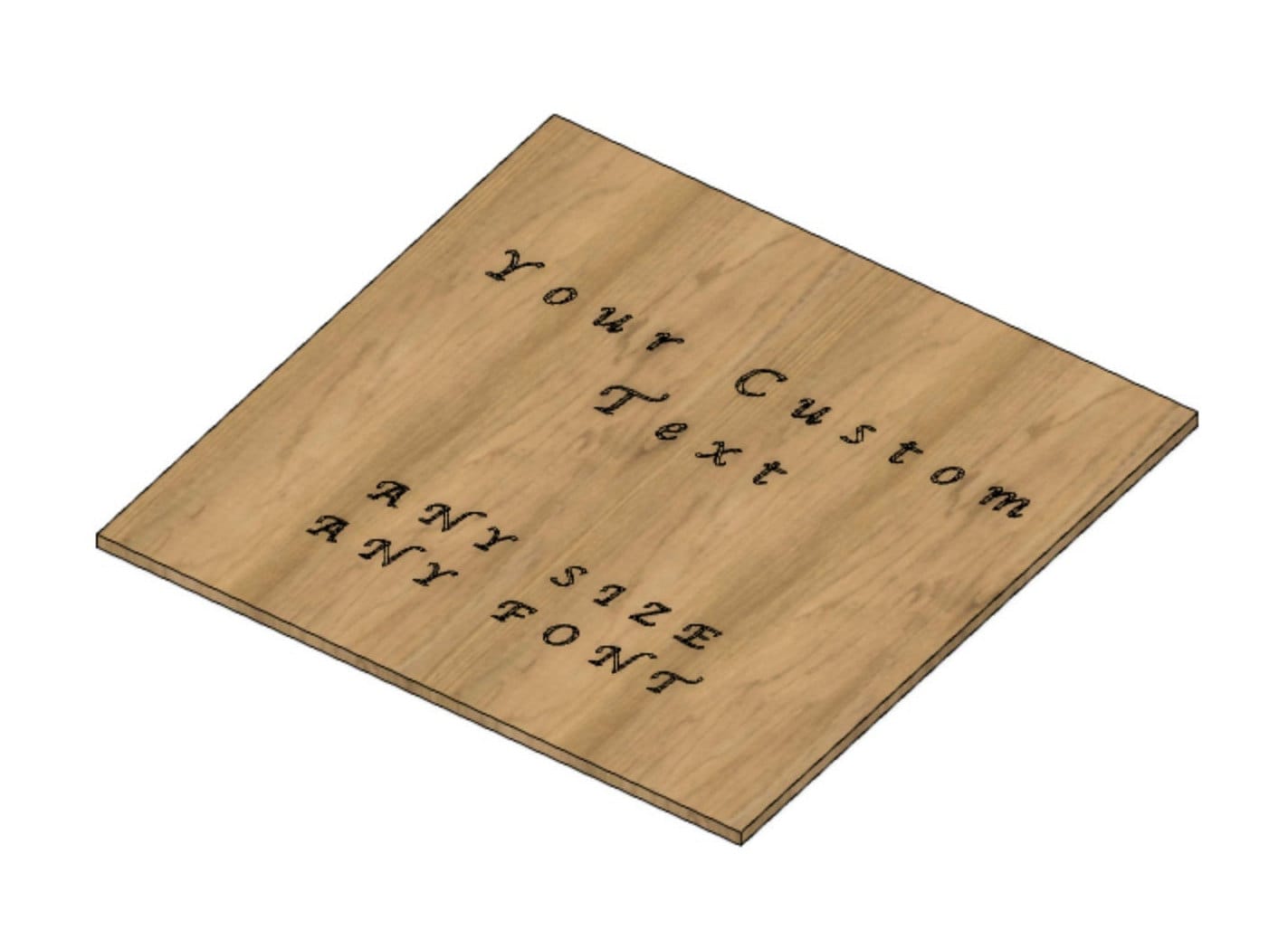 Custom Wood Sign Large and Small Sizes - Etsy