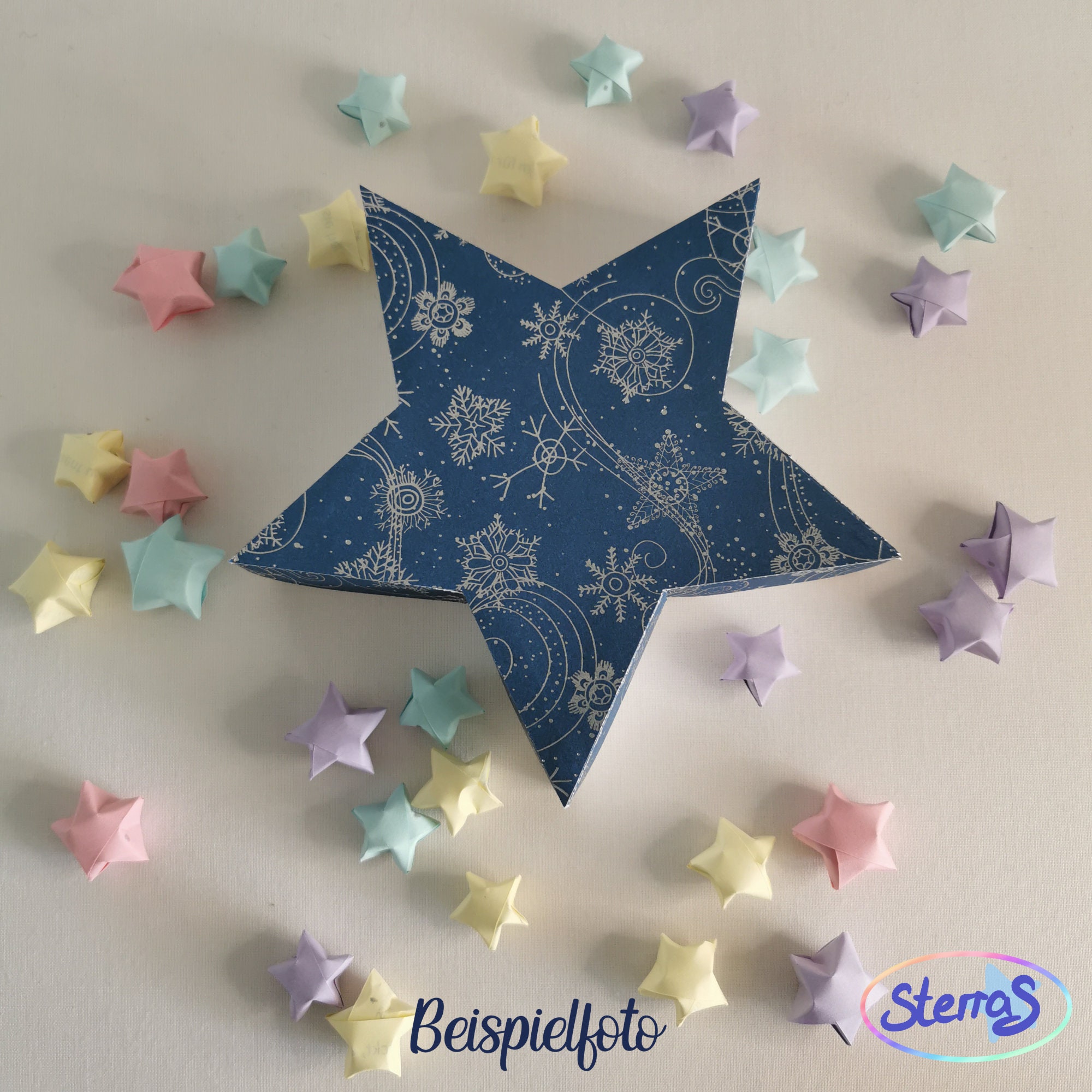 Plotterdatei "Sternenbox" in Svg, Pdf, Dxf und Eps, Sternbox Verpackung - Etsy.de