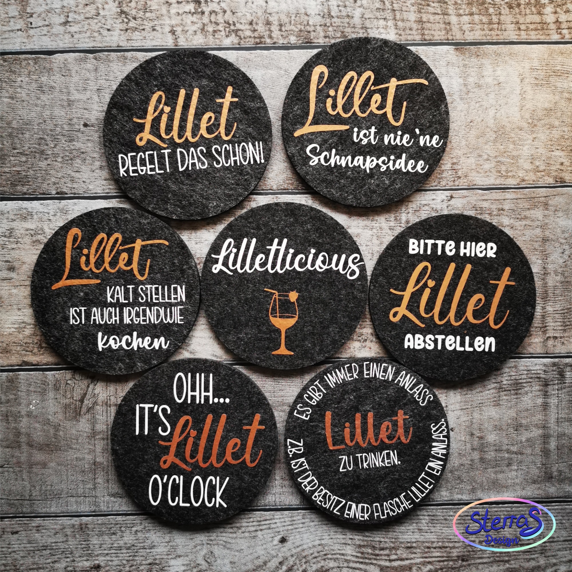 Plotterdatei Sprüche Lillet Detusch SVG PNG Untersetzer - Etsy Schweiz