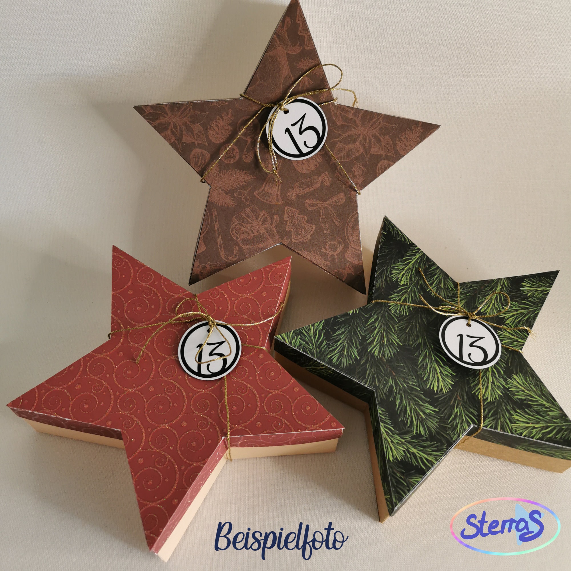 Plotterdatei "Sternenbox" in Svg, Pdf, Dxf und Eps, Sternbox Verpackung - Etsy.de