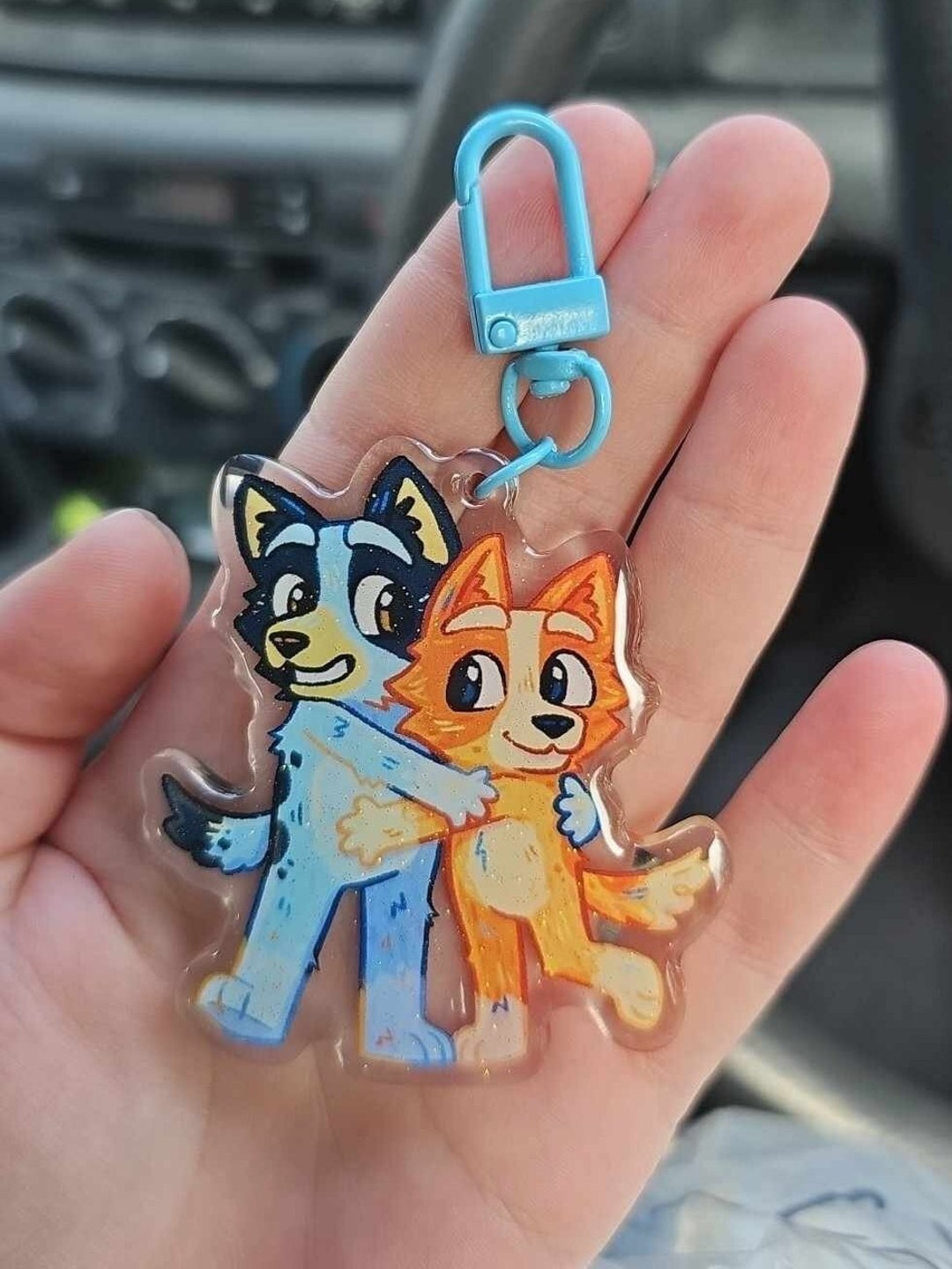 Bluey and Bingo Charm - Etsy