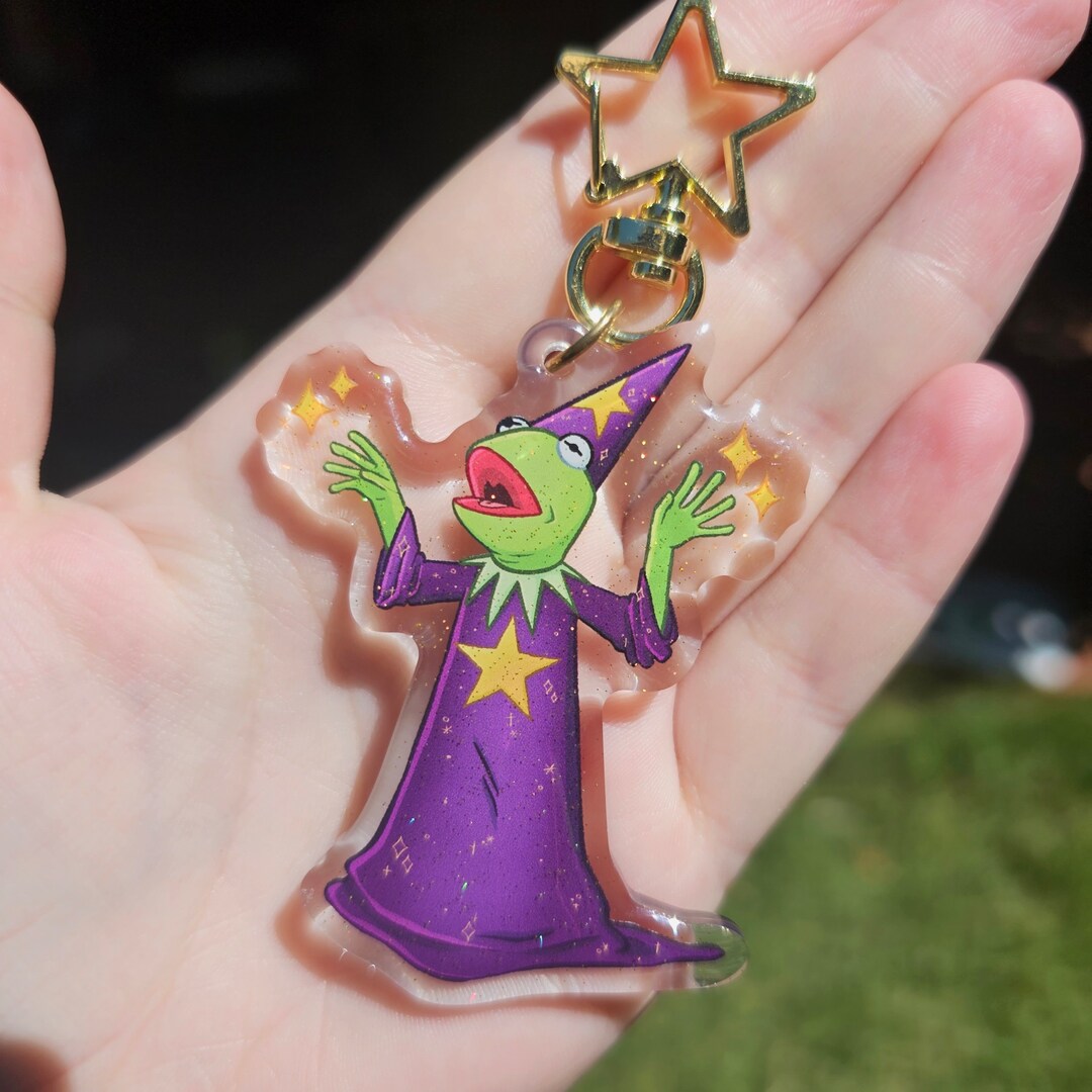 Wizard Kermit Charm - Etsy