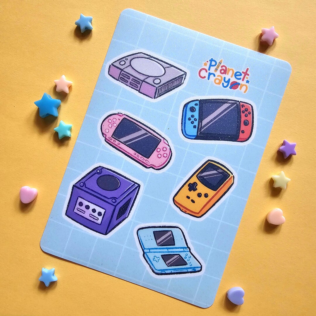 Video Game Console Stickers! - Etsy