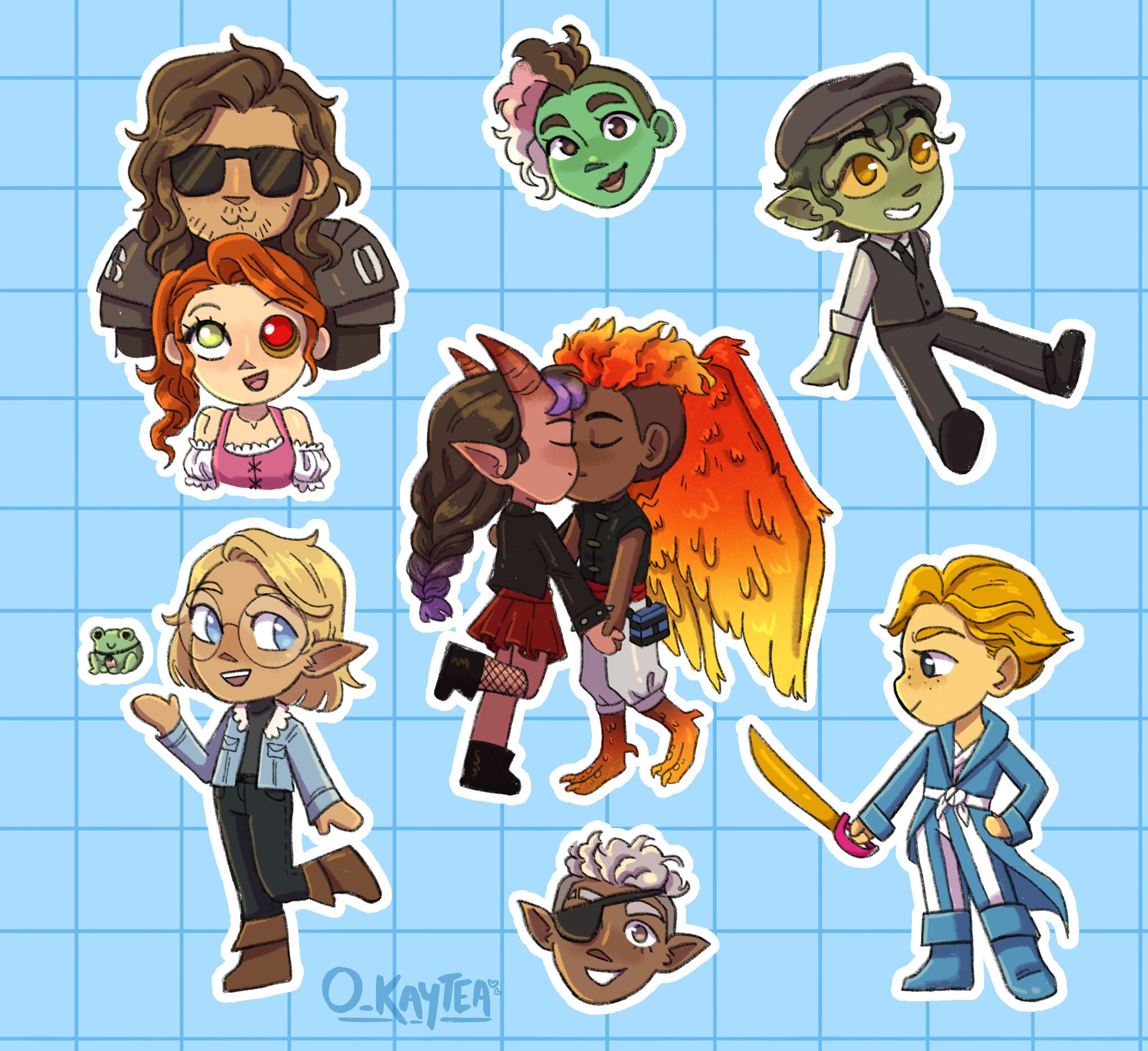 Dimension 20 Stickers - Etsy