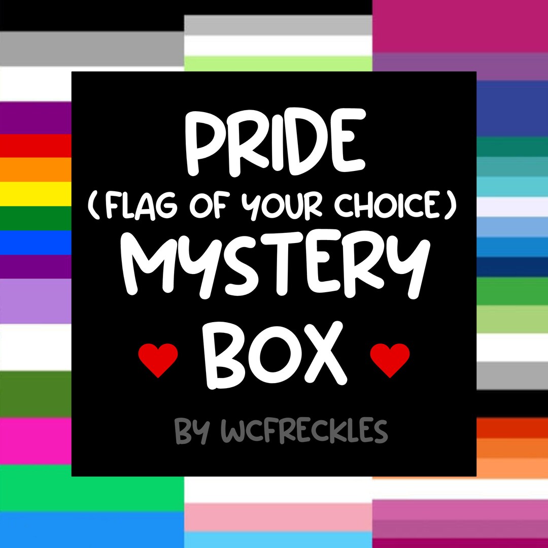 LGBTQIA PRIDE flag of Choice Mystery Box 20 Different Flag Options - Etsy