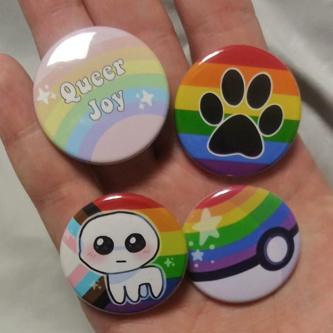 TBH Creature Autism Creature LBGTQ Pride Pin Button - Etsy