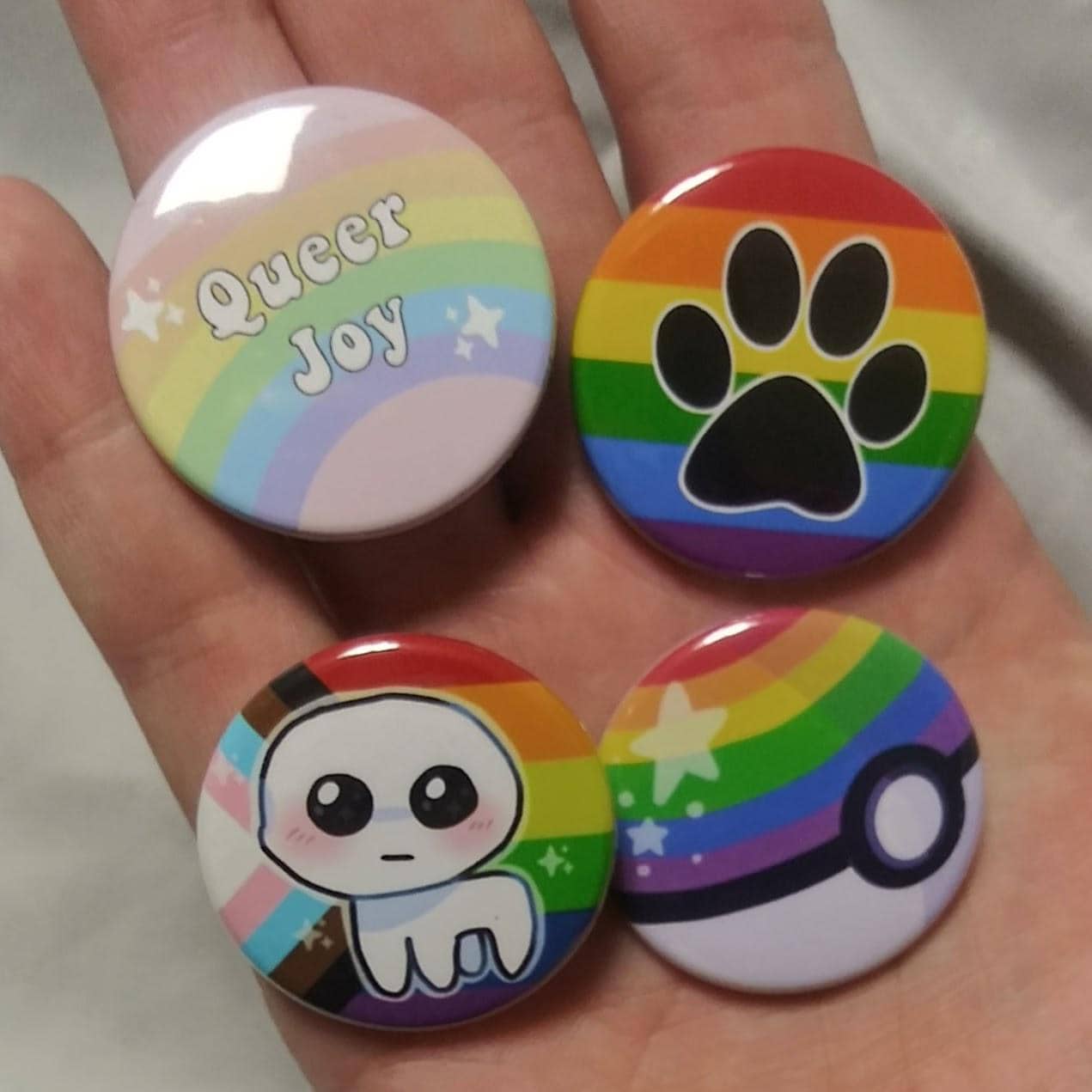 TBH Creature Autism Creature LBGTQ Pride Pin Button - Etsy