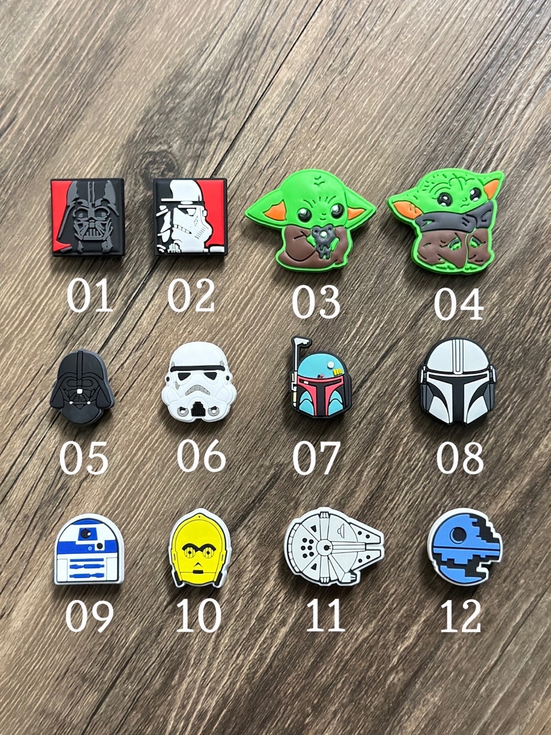 Croc and Clog Shoe Charms Star Wars Mandalorian TV Show Movie ...