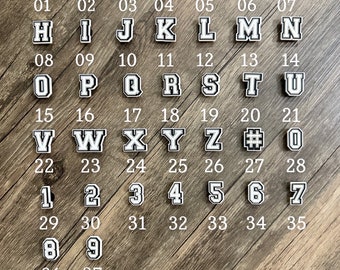 Crocs Jibbitz Letters - Etsy