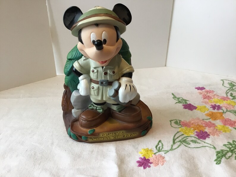 Rare Vintage Walt Disney Safari Jungle Expedition Explorer Mickey Mouse ...