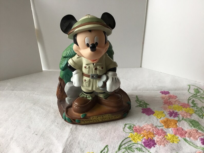 Rare Vintage Walt Disney Safari Jungle Expedition Explorer Mickey Mouse ...