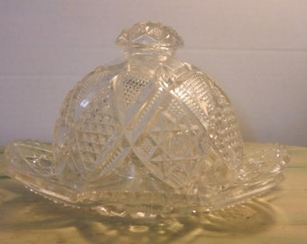 Glass Cheese Keeper | Etsy