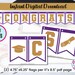 Printable DIY Purple & Gold congrats Graduation Banner, Instant Digital ...