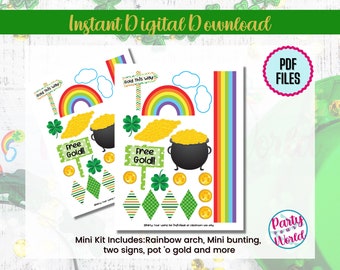 Printable Leprechaun Trap Kit mini St. Patrick's Day | Etsy