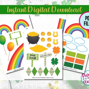 Printable Leprechaun Trap Kit, St. Patrick's Day Kids' Craft, DIY ...