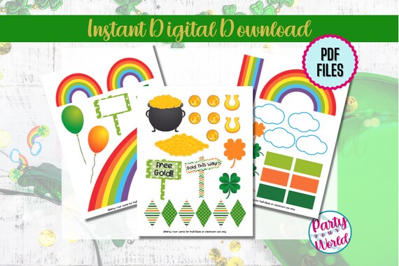 Printable Leprechaun Trap Kit St. Patrick's Day Kids' | Etsy