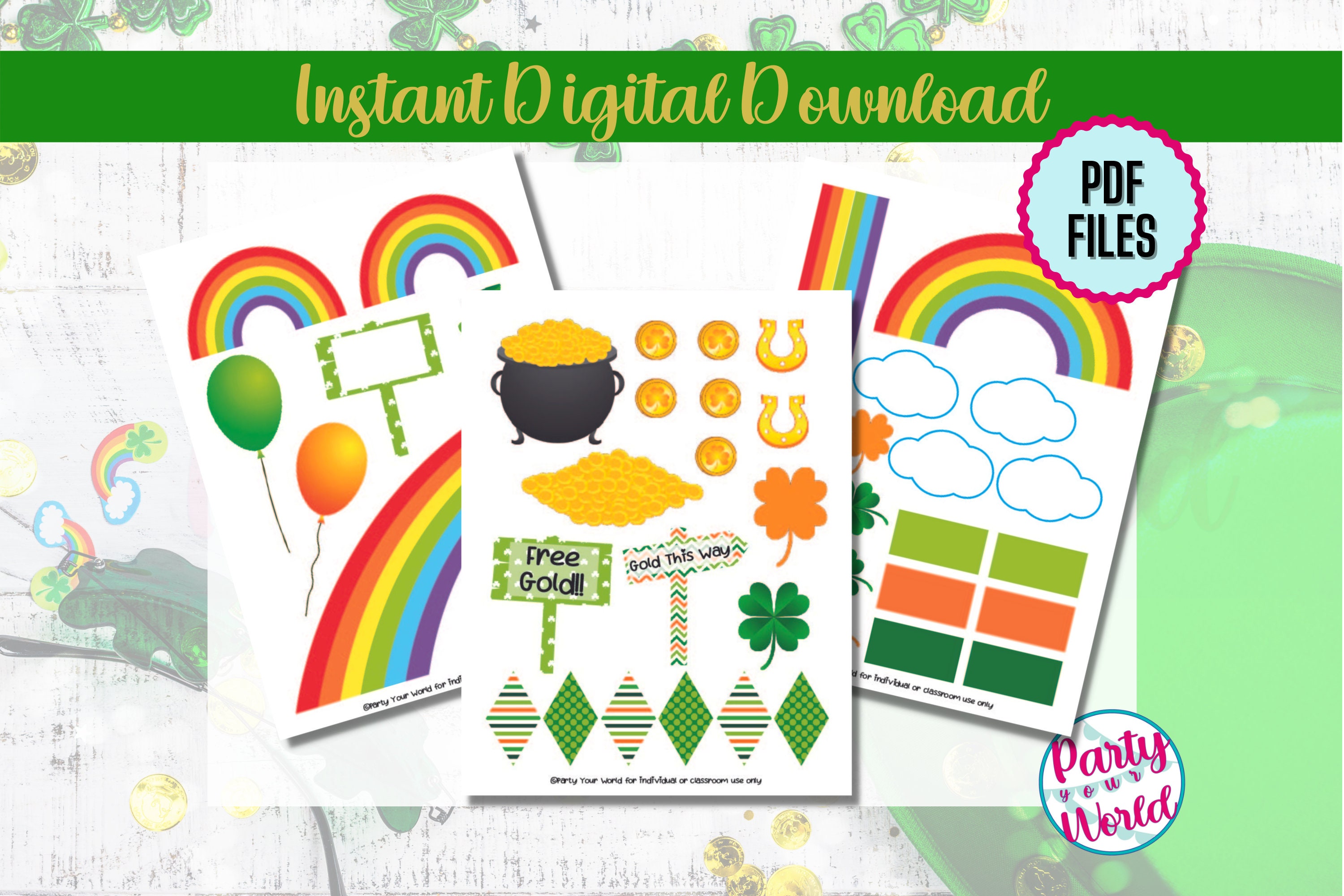 Printable Leprechaun Trap Kit, St. Patrick's Day Kids' Craft, DIY ...