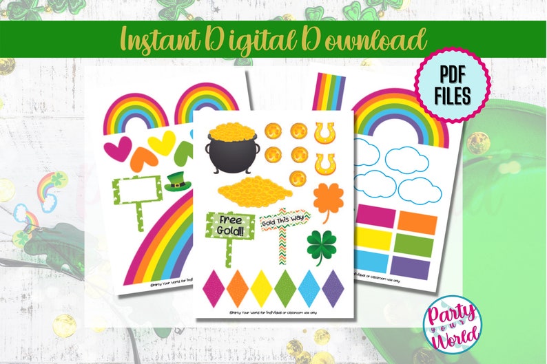 Printable Leprechaun Trap Kit, St. Patrick's Day Kids' Craft, DIY ...