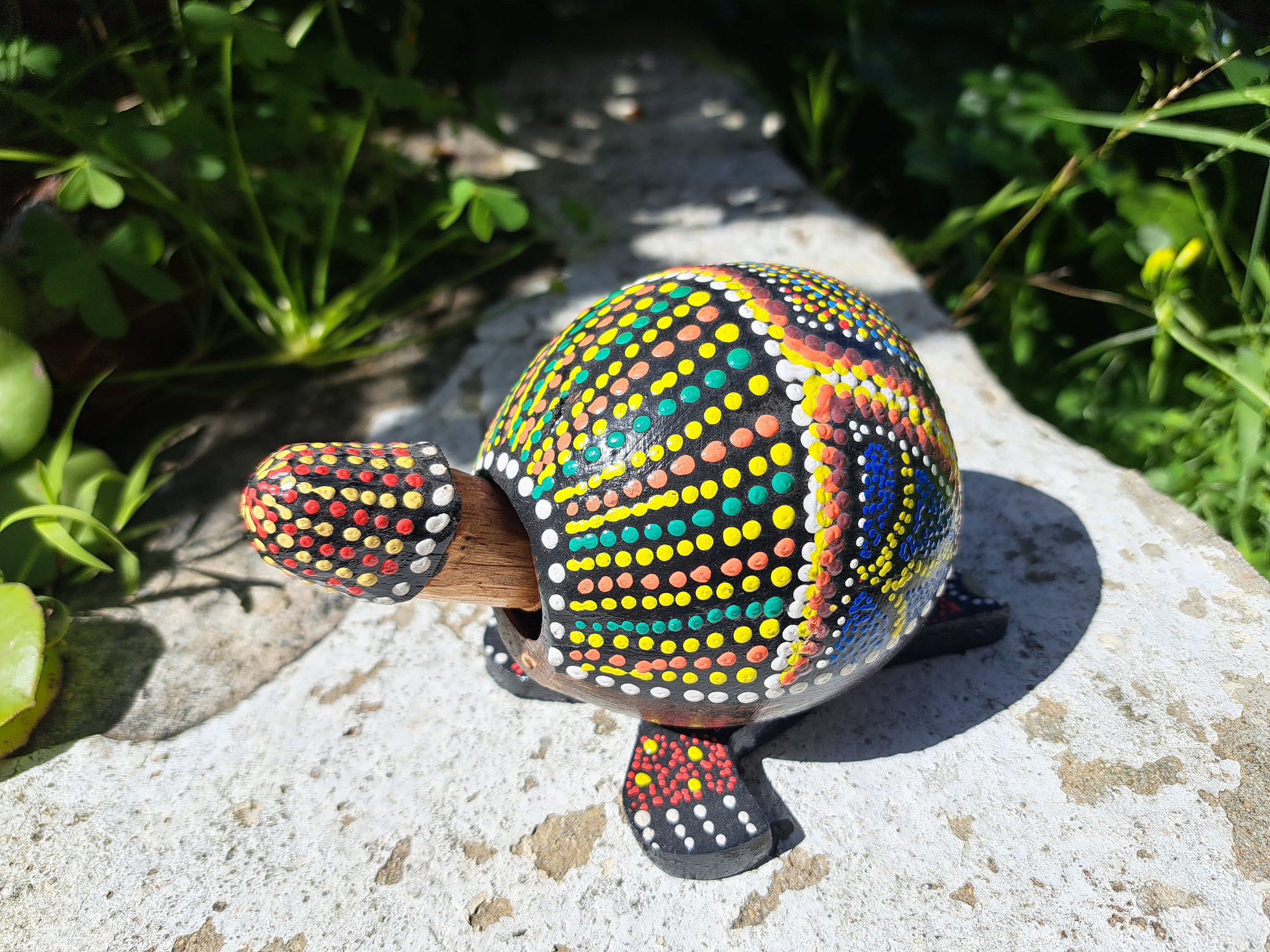 Fertility-style Barbados Coconut Shell Tortoise, Turtle Carving With ...