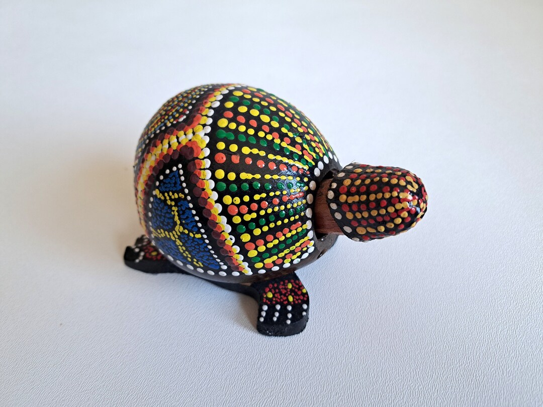 Fertility-style Barbados Coconut Shell Tortoise, Turtle Carving With ...