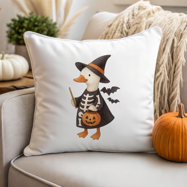 Halloween Duck Clipart Bundle: 24 Watercolor Pngs (digital Download) - Etsy