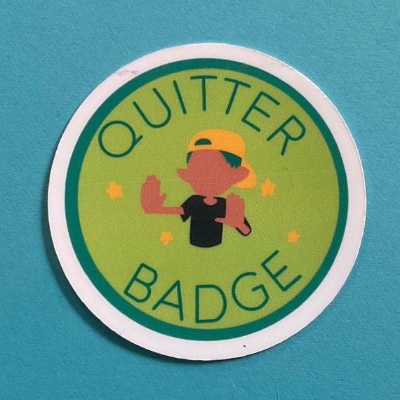 Owl House Quitter Badge Sticker | Etsy