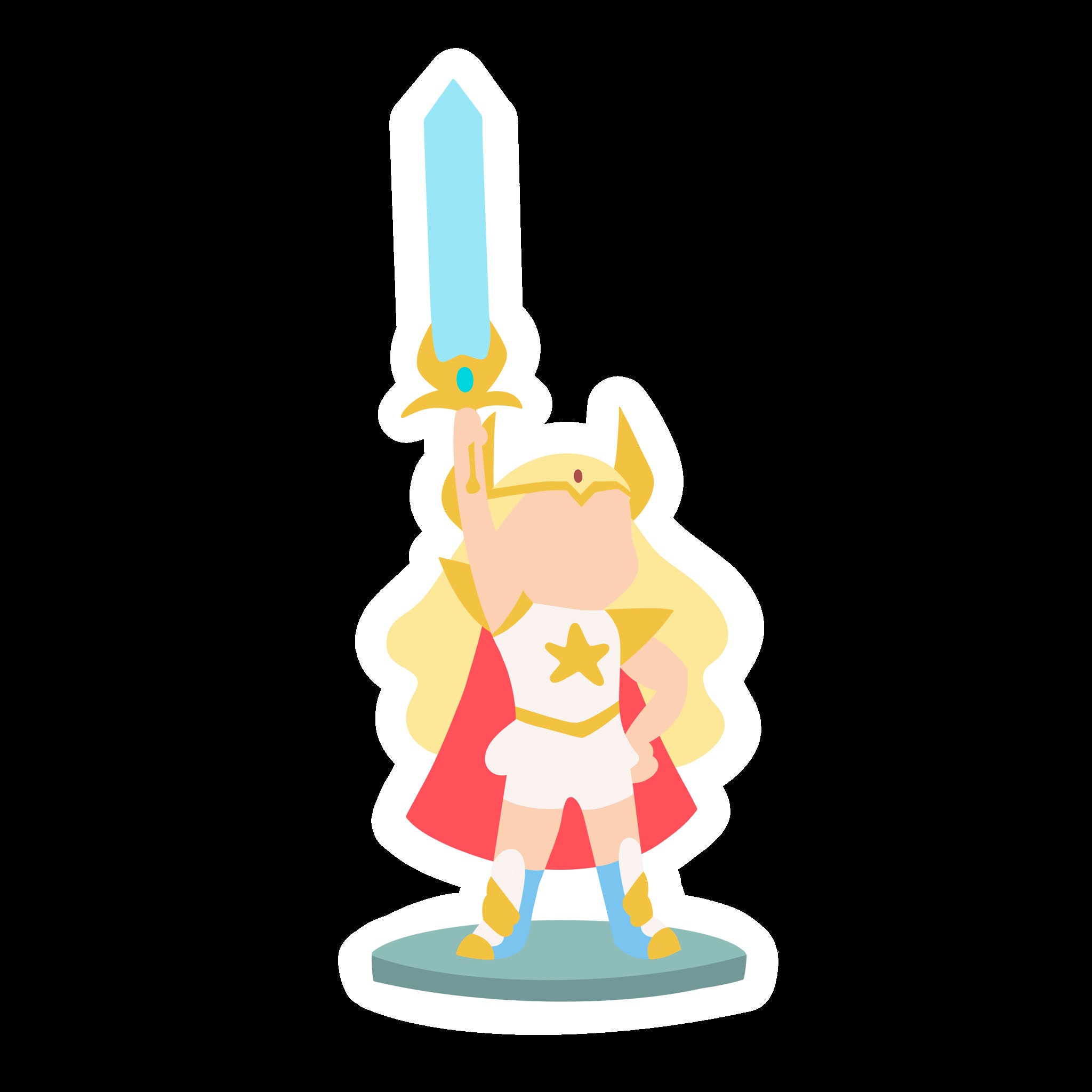 Tiny She-ra Sticker - Etsy
