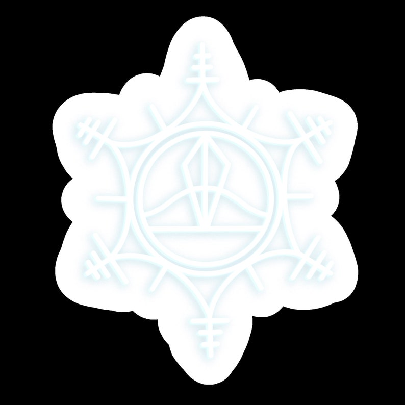 Owl House Ice Glyph Sticker - Etsy Ireland