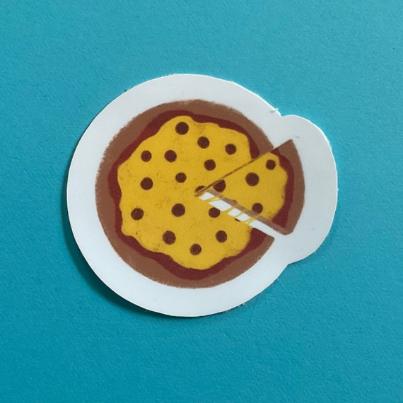 Cute Pizza Sticker | Etsy
