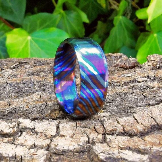 Timascus wedding band store