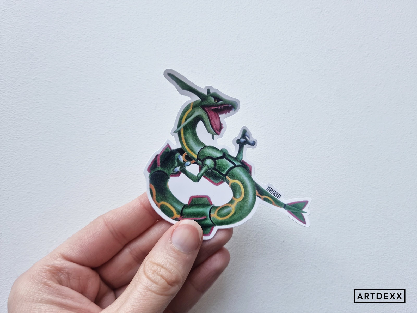 Rayquaza Pokemon Art Vinyl Sticker - Etsy