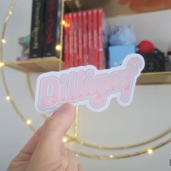 Dilligaf Sticker - Etsy